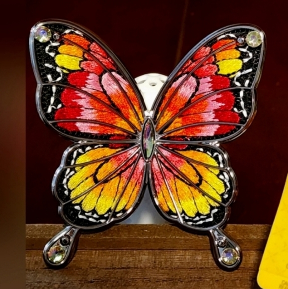 Bath & Body Works | Accents | Bath Body Works Embroidered Butterfly ...